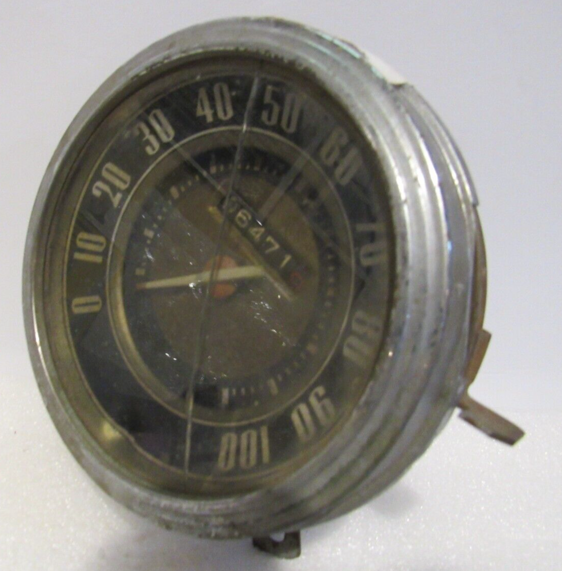 Vintage 1946 Ford Car Speedometer Odometer Glass Face Original USA Made ...