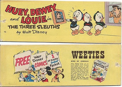 WEETIES AUSTRALIAN CEREAL PREMIUM GIVEAWAY PROMO DISNEY H-2 HUEY DEWEY ...