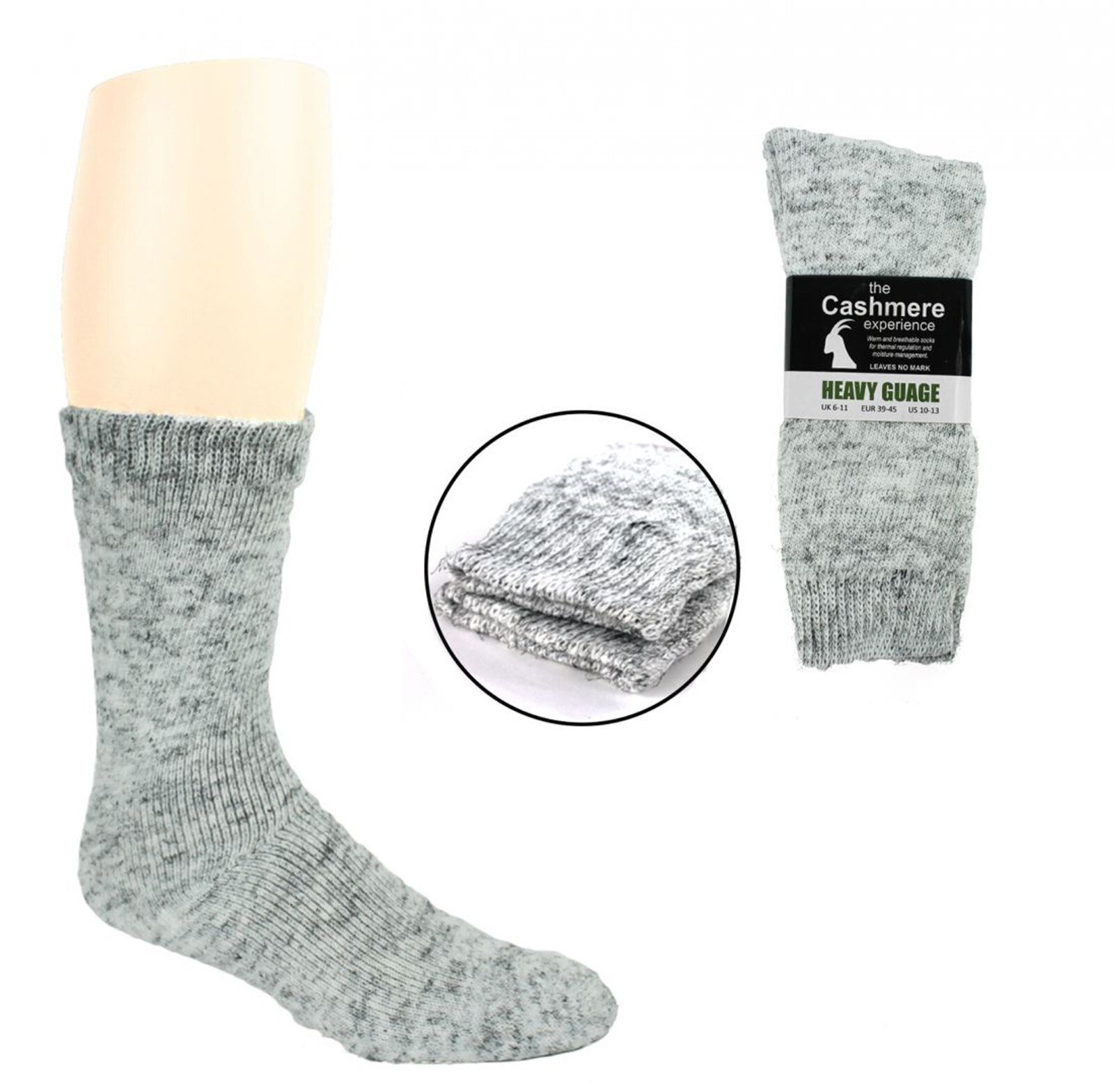 Men's Heavy Duty Cashmere Boot Sock, Men's winter outdoor sock, gift ...