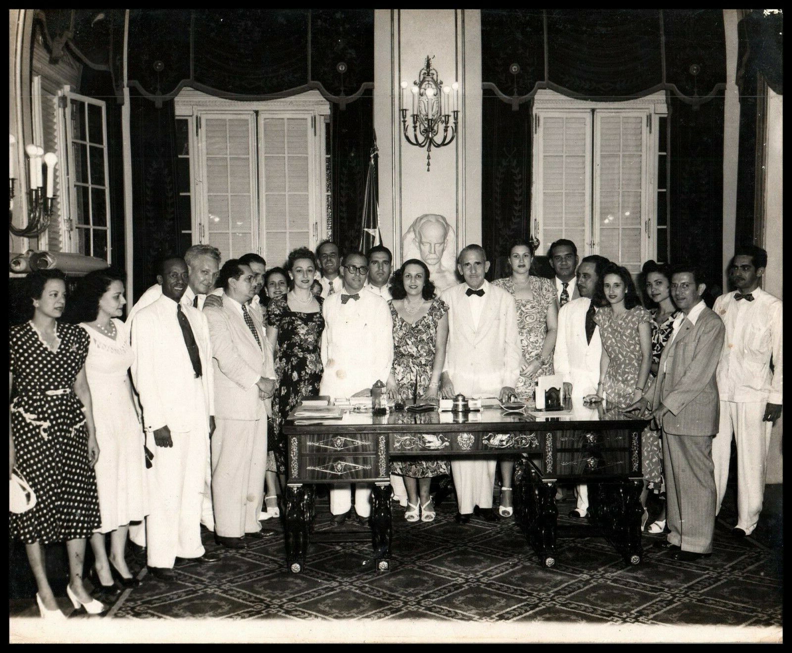 EX CUBAN PRESIDENT RAMON GRAU SAN MARTIN PORTRAIT CUBA 40s ORIG Photo ...