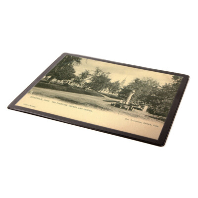 MOUSE MAT - Vintage Connecticut USA - Norfolk. The Fountainn Church ...