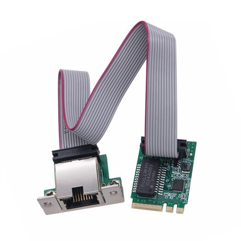 M.2 A Key and E Key Adapter Card to Single RJ45 Port 10/100 ...
