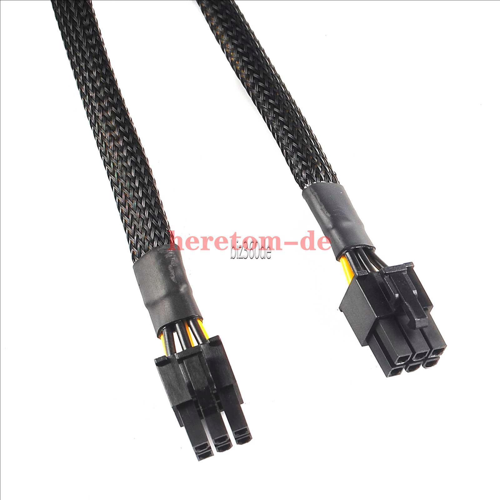 Für Asus G20 ROG Systems Power Supply 6pin to 6pin PCIe GPU Video Card ...