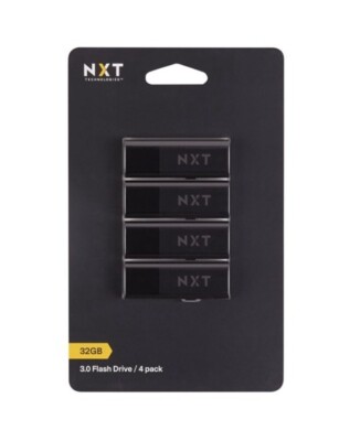 NXT Technologies 4 Pack 32GB USB Portable 3.0 Flash Drives NX56888 ...