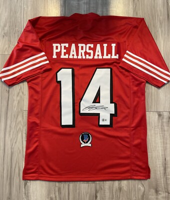 Ricky Pearsall Signed Autographed San Francisco 49ers Jersey BECKETT QR ...