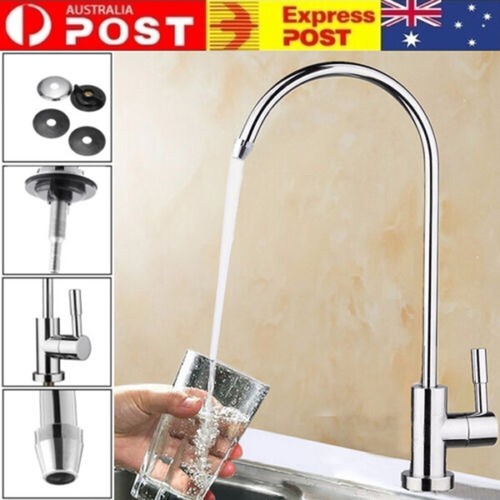 1/4 Inch 360° RO-Water Filter Faucet Reverse Osmosis System Goose Neck ...
