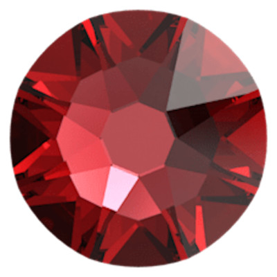 SCARLET Red 7ss 2mm 2058 IHC Premier Austrian Flatback Crystal ...