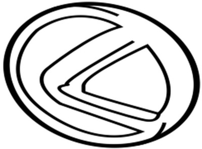 53141-60090 Toyota Emblem, radiator grille (or front panel) 5314160090 ...