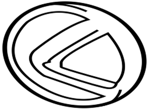 53141-60090 Toyota Emblem, radiator grille (or front panel) 5314160090 ...