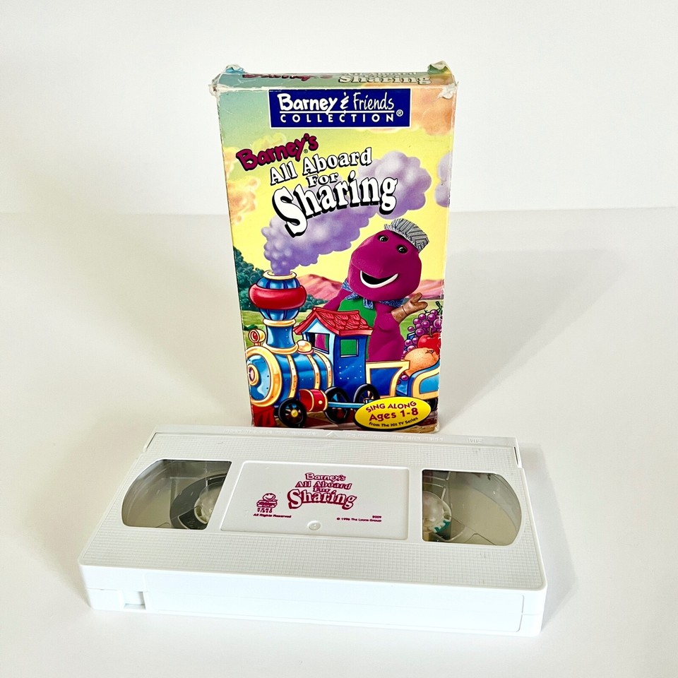 Lot Of 3 Barney Classic Collection VHS All Aboard Once Upon A Time ...