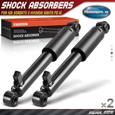 2x Shock Absorbers Pair Rear for Kia Sorento II Hyundai Santa Fe III ...