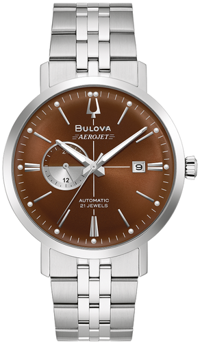 Bulova Aerojet Automatic Brown Dial Mens Watch 96B375 42429587748| eBay