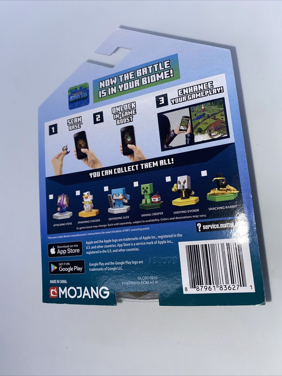 Minecraft Earth Boost Minis Hoarding Skeleton & Crafting Villager 2 ...