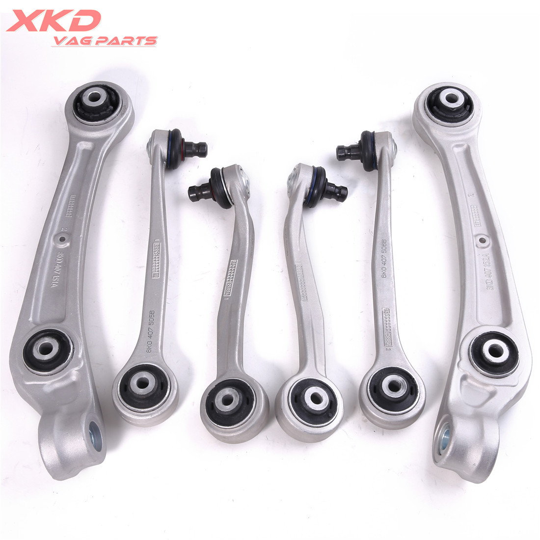 6* Front Upper Control Arms Set For AUDI A4 A5 Q5 8K0407505A 8K0407506A ...