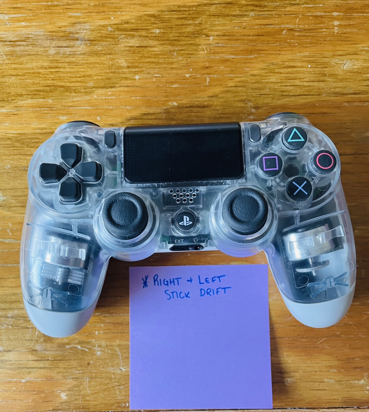 Sony PlayStation 4 Crystal Clean White Dualshock Wireless Controller ...