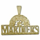 Seattle Mariners logo 14 kt Gold Large Pendant | eBay