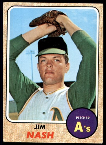 1968 Topps Jim Nash Oakland Athletics #324 | eBay