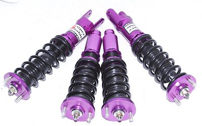 Purple Full Coilover Suspension Kit fit 88-91 Honda Civic 88-91 Honda ...