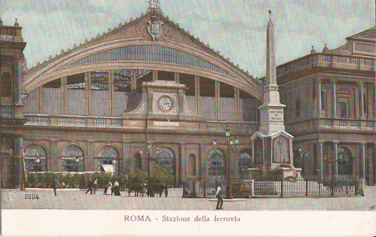 Old Irish Railway Stations In Rome Past And Present: Termini Railway