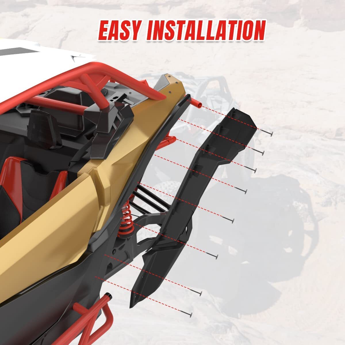 Super Extended Fender Flares for Can-Am Maverick X3 Turbo R 2017-2023 ...