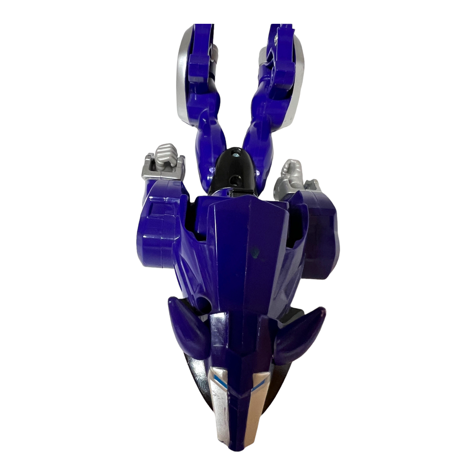 2008 Power Rangers Jungle Fury Gekiranger Purple Geki Wolf Ranger Zord ...