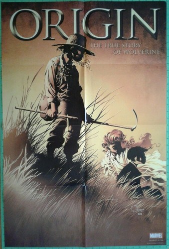 Origin Marvel Wolverine 2001 Promo Poster with Joe Quesada issue #1 ...