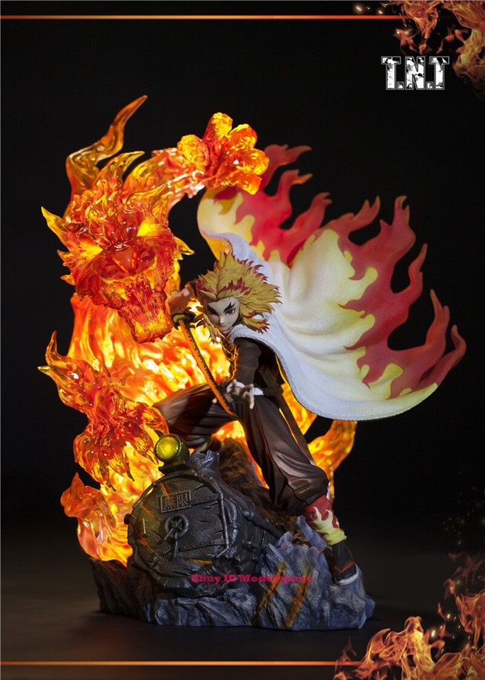 Original TNT Studio Demon Slayer Rengoku Kyoujurou Resin Statue Figure ...