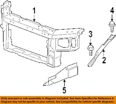 GM OEM 06-11 Impala Radiator Support Radiator Support-Radiator Support ...