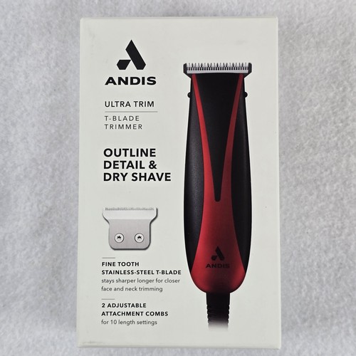 Andis T-Blade Hair Ultra Trimmer Clippers Kit Barber Beard And Mustache ...