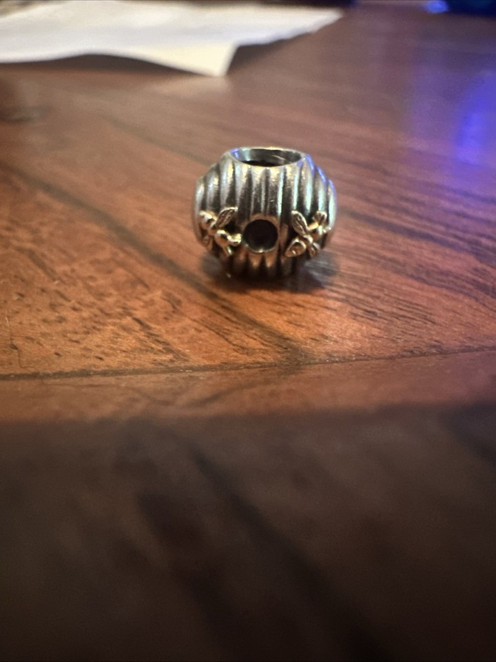RARE PANDORA Beehive With Gold Bees Charm - 925 ALE | eBay
