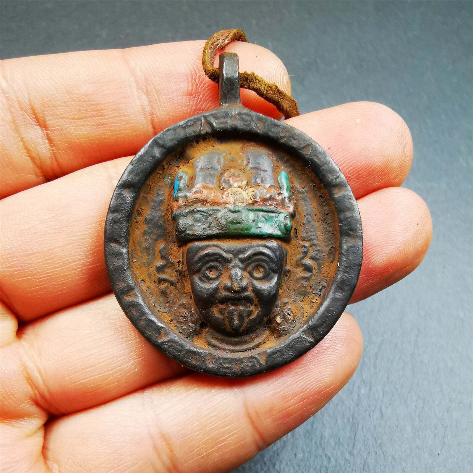Gandhanra Vintage Tibetan Buddhist Amulet,Shri Devi,Drashi Lhamo,Zashi ...
