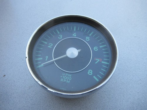 Porsche 911S Tachometer 8000 RPM VDO Green Face 90174130201 7/65 #209 ...