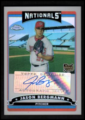 2006 Topps Chrome Refractors #332 Jason Bergmann Auto /500 - NM-MT | eBay