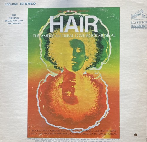 Hair Soundtrack Vinyl LP Record Original Broadway Cast RCA LSO-1150 ...