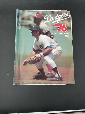 Los Angeles Dodgers 1976 Official Scorecard VS the New York Mets | eBay