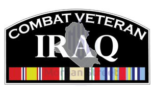 Iraq Combat Veteran Decal Sticker Die Cut | eBay