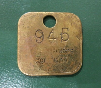 Colliery Pit Check / Tally - 945 WESTTHORPE COLLIERY | eBay