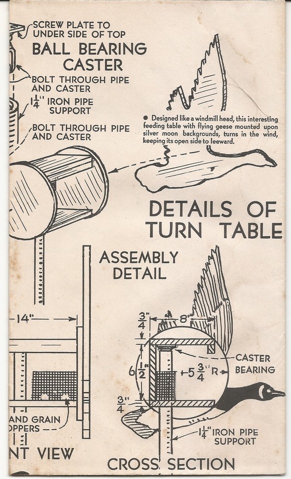Vintage No. 1013 A. Neely Hall Craft Patterns Bird Feeders | eBay