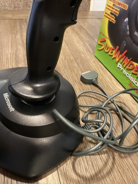 Microsoft Sidewinder Precision Pro Joystick in Original W/ Accessories ...