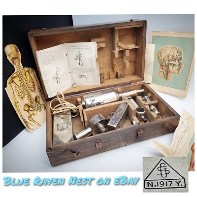 Antique WW2 Era Medical Surgical Electric Bone Saw KNY Scheerer Bone ...