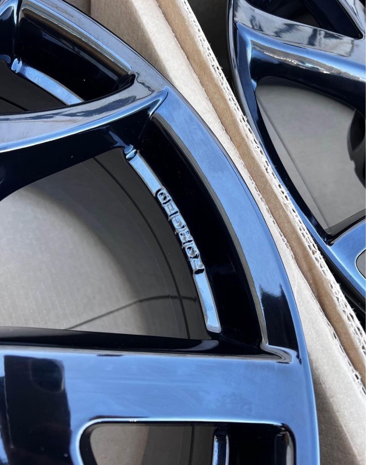 19” OEM Nissan 370Z 370 Z Rays Forged Wheels Rims Black Staggered ...