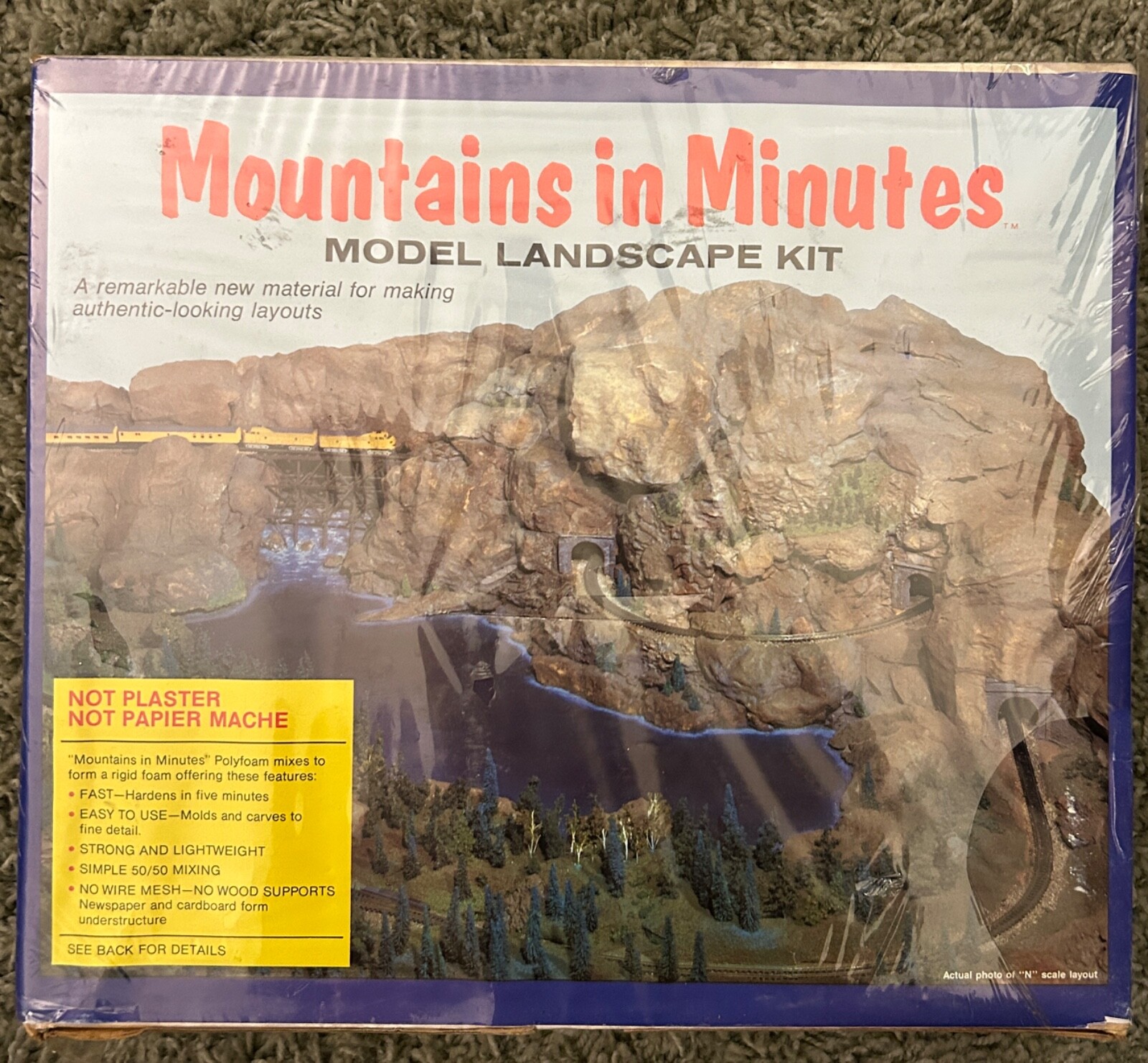 SEALED MOUNTAINS IN MINUTES MODEL LANDSCAPE KIT 1973 NOS | eBay