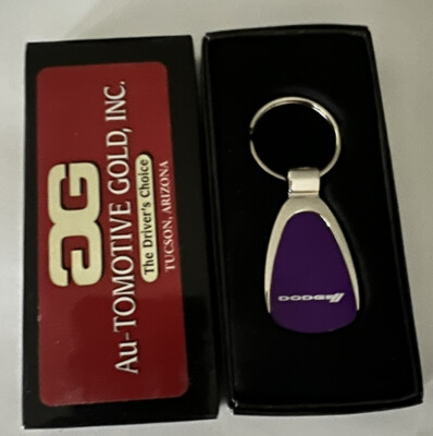DODGE Tear Drop Metal Purple Key Chain Licensed | eBay