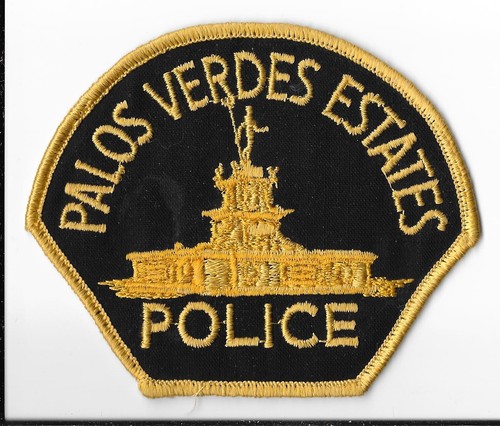 Palos Verdes Estates Police Department, California Shoulder Patch | eBay