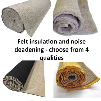Car underfelt soundproofing acoustic felt sound deadening underlay ...