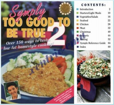SYMPLY TOO GOOD TO BE TRUE COOKBOOK 2 : Annette Sym : SC : VGC | eBay ...