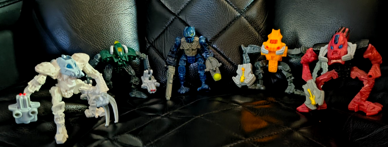 LEGO Bionicle Lot of 5 McDonald’s 2006 Figures Toa Piraka Takadox Toys ...