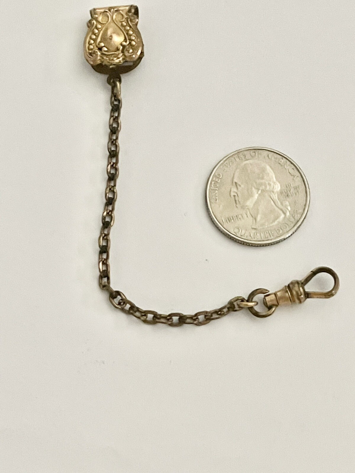 Antique Victorian Edwardian Ladies or Mens Fob Pocket Watch Chain 4” | eBay