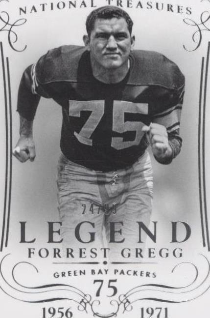 2014 Panini National Treasures - Legend Forrest Gregg #171 /99 for sale ...