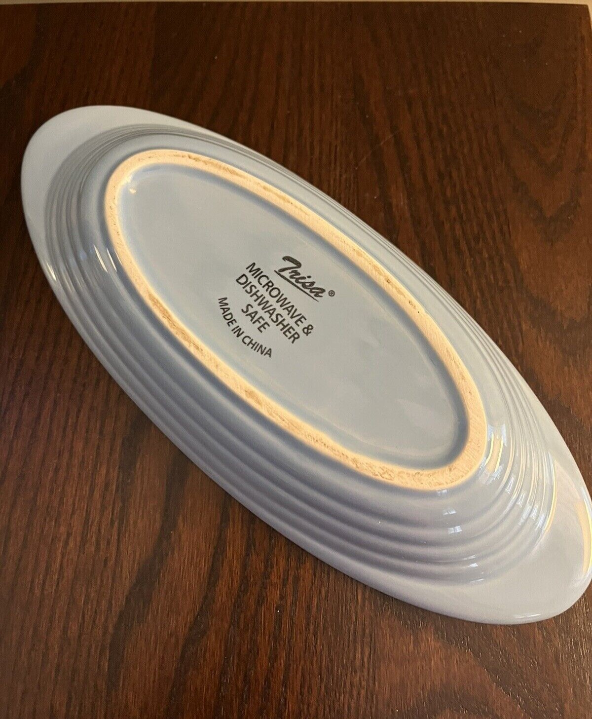 Trisa (Fiesta-like) Ceramic Banana Split Dishes Set of 4 Pastel ...